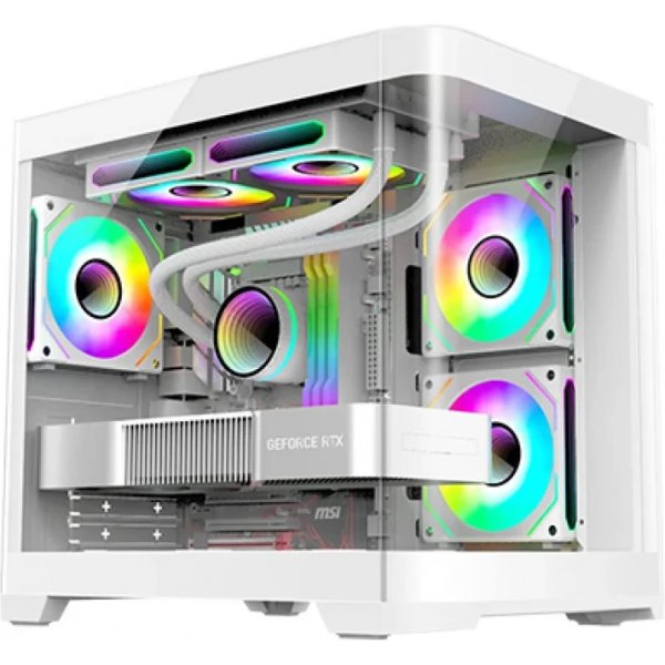 Aptech Gladiator CS271 Gaming Casing White Price in Bangladesh | BDStall