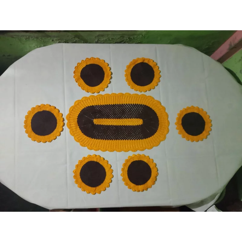 Elegant 7-Piece Table Runner Set Price in Bangladesh | BDStall