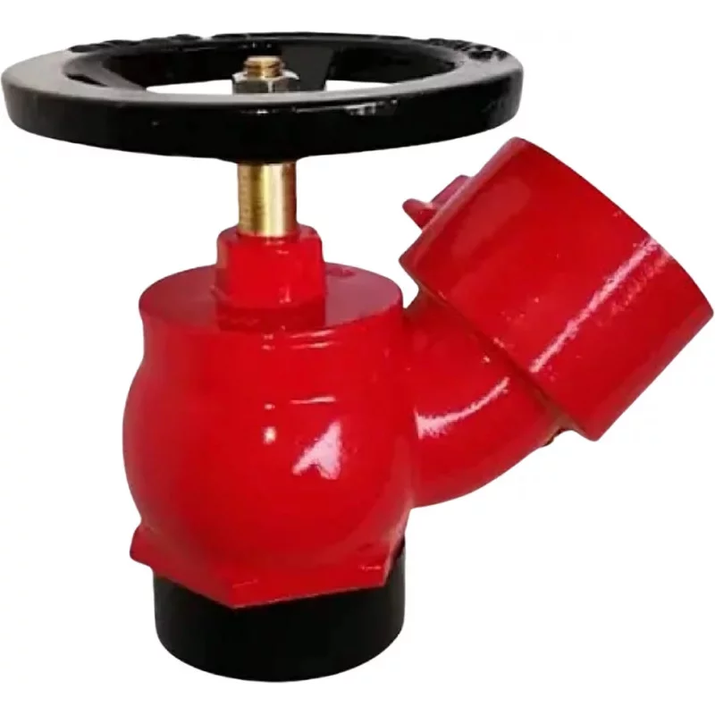 KM-583673 2.5" Flange Inlet Oblique Fire Hydrant Landing Valve Price in ...