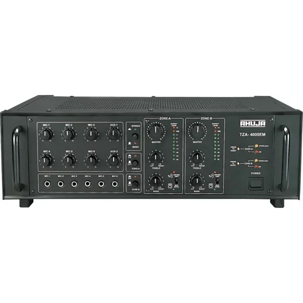Ahuja TZA-4000EM 400W 2-Zone PA Mixer Amplifiers Price in Bangladesh ...