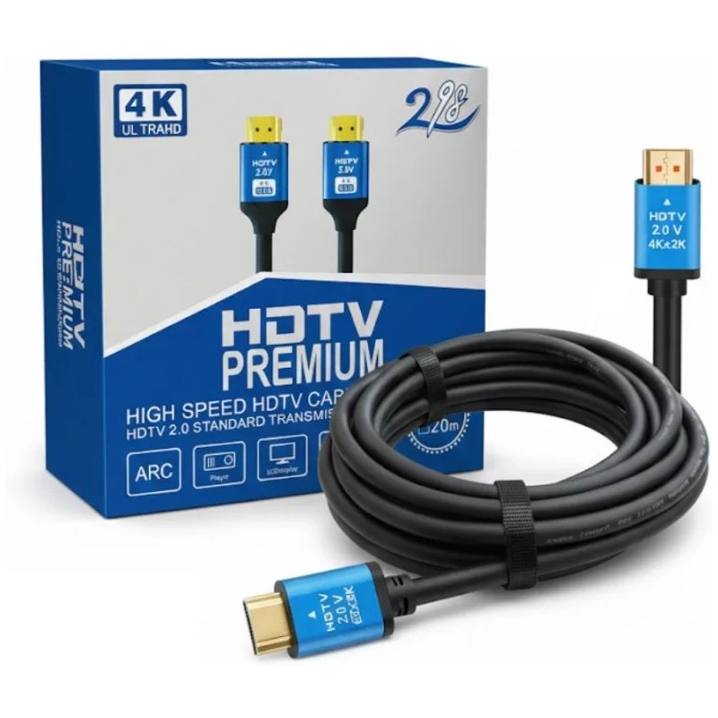3-Meter Premium High Speed 4K HDMI Cable Price in Bangladesh | BDStall