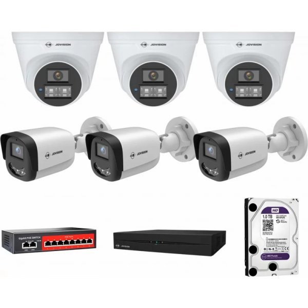 Jovision 6-CH NVR 6-Pcs IP Camera Package Price in Bangladesh | BDStall