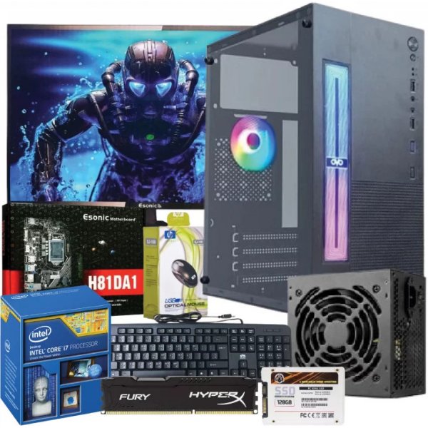 Desktop PC Core i7 4th Gen 8GB RAM 19" LED Monitor Price in Bangladesh ...