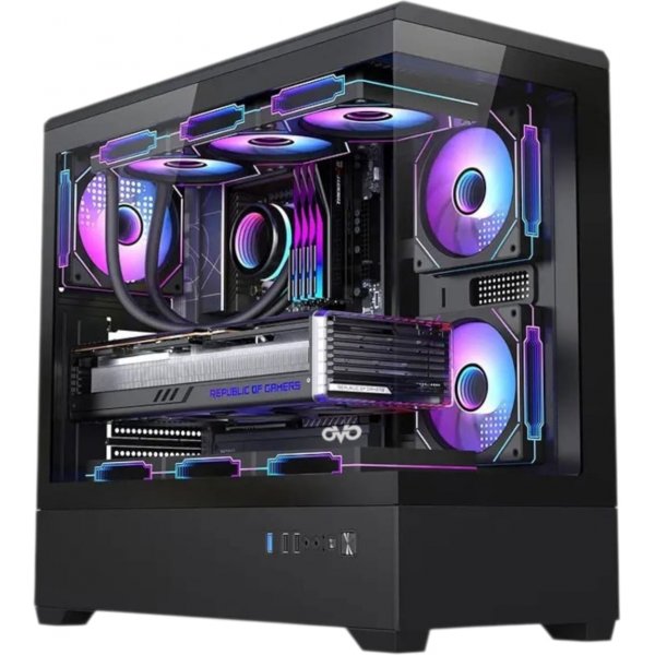 OVO CC2-D01 5X-ARGB Gaming Case Price in Bangladesh | BDStall