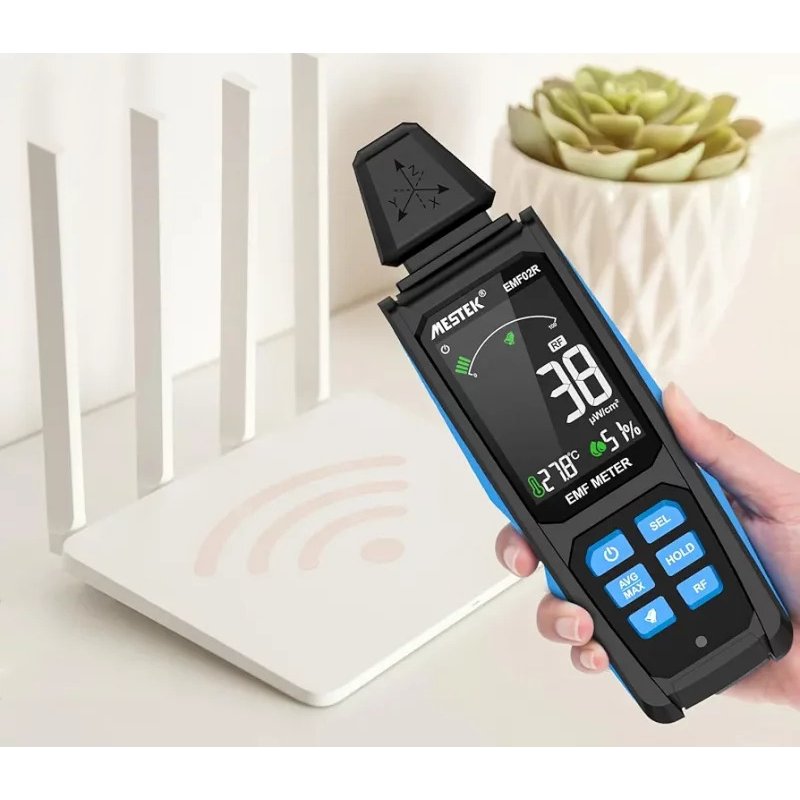 Mestek EMF02R EMF 30MHz-8GHz Electromagnetic Radiation Meter Price in ...