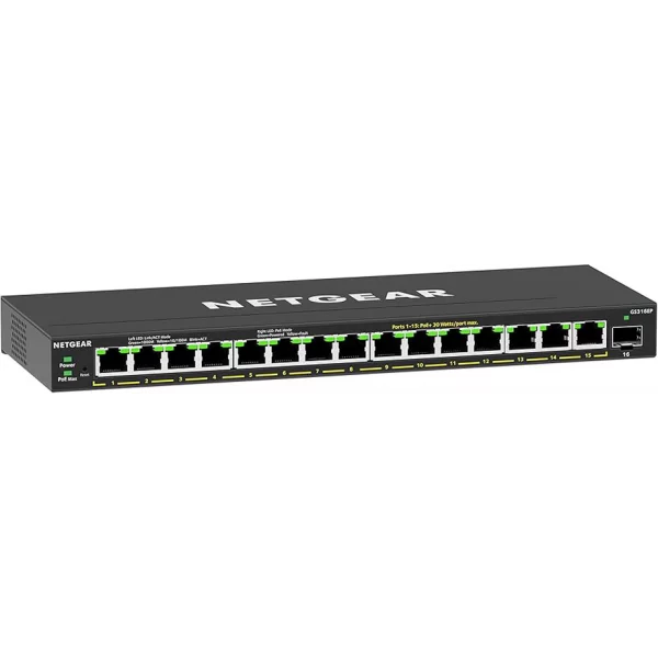 Netgear GS316EP 16-Port Gigabit PoE Plus Manage Switch Price in ...
