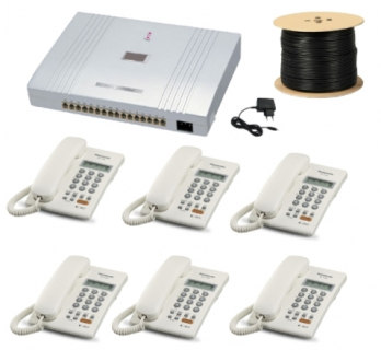 PABX System 8-Line 6-Set Telephone Call Setup Price in Bangladesh | Bdstall