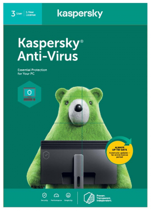 Kaspersky 3 User Anti-Virus Price in Bangladesh | BDStall