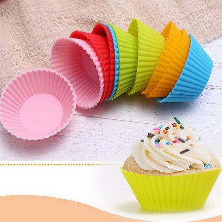 24-Pieces Multiple Color Silicone Reusable Cupcake Price in Bangladesh ...