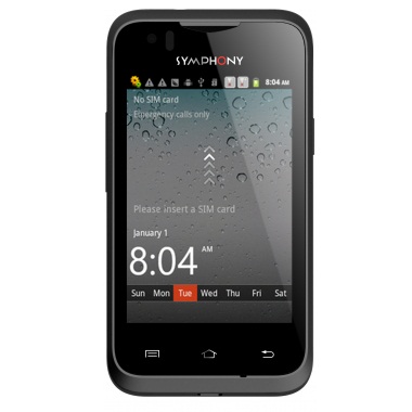 Symphony W30 Android 2.3 Gingerbread OS 3G Cell Phone Price in ...