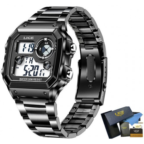 LIGE 8921 Water-Resistant Digital Watch Price in Bangladesh | BDStall