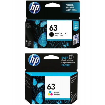 HP 63 Black And Trio-Color Cartridge Set Price in Bangladesh | BDStall