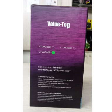 Value Top VT-AX500B 500-Watt SMD Technology ATX Price in Bangladesh ...