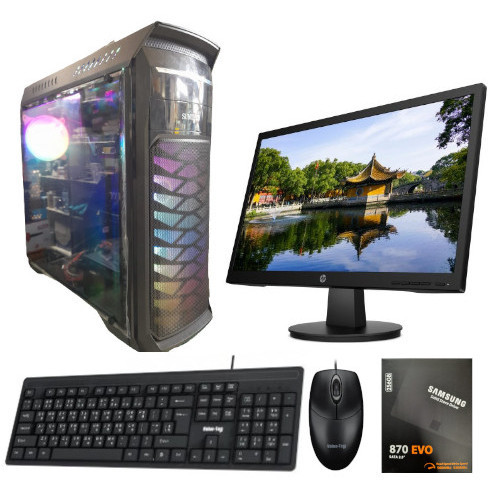 Desktop PC AMD Ryzen 5 5700G with HP 18.5" Monitor Price in Bangladesh ...
