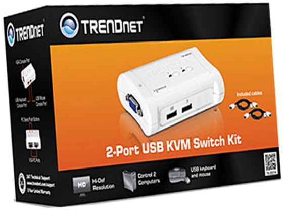 TRENDnet TK-207K 2-Port USB KVM Switch Kit Price in Bangladesh | BDStall