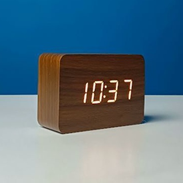 Wood Style LED Digital Clock Price in Bangladesh | BDStall