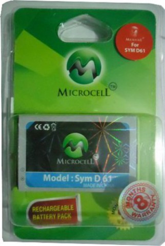 Microcell Green Li-ion Battery for Symphony D61 Mobile Price in ...
