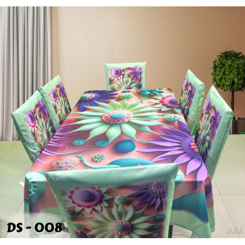 Digital 3D Print Dining Table & Chair Cloth Set Price in Bangladesh ...
