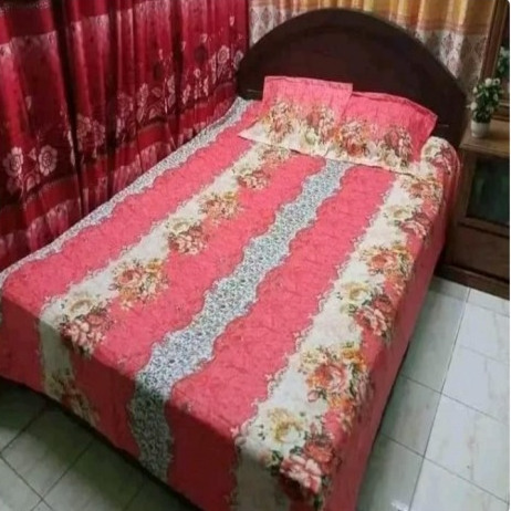 Flower Design Bed Sheet 7ft by 8ft Price in Bangladesh | BDStall