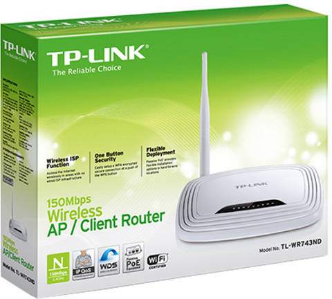TP-Link TL-WR743ND QoS Wireless Access Point Client Router Price in ...