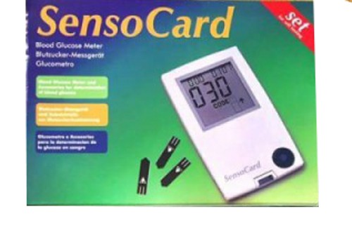 Senso Card Poket Size Self Glucose Test Meter Price in Bangladesh | BDStall