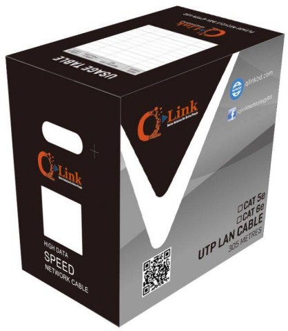 Q-Link UTP 305 Meter Cat-6 Pure Copper RJ45 LAN Cable Price in ...