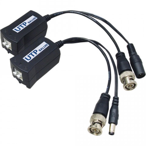 CCTV UTP Video Balun with DC Power Connector VPB110TK Price in ...