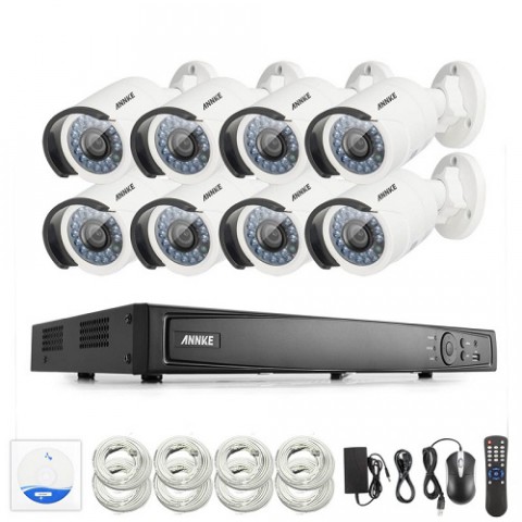 CCTV Package Twin Vision 8-Channel DVR 8-Pcs Camera Price in Bangladesh ...