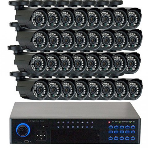 CCTV Package Digital View DV6032XVR4 32-CH DVR 32-Pcs Camera Price in ...