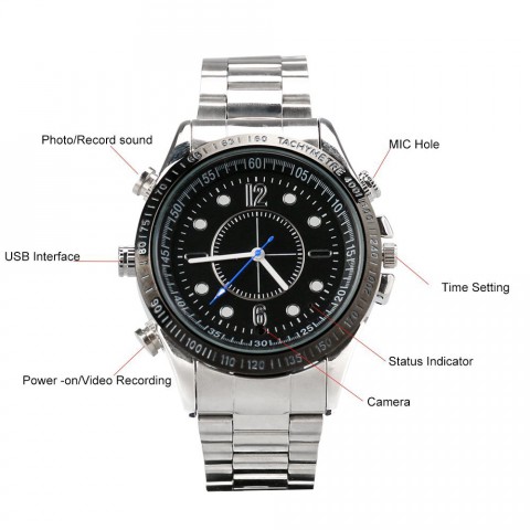 Flylinktech 16GB Mini Spy Watch Hidden Camera Price in Bangladesh | BDStall